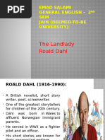 Analysis, Summary and Themes of - The Landlady - by Roald Dahl ...