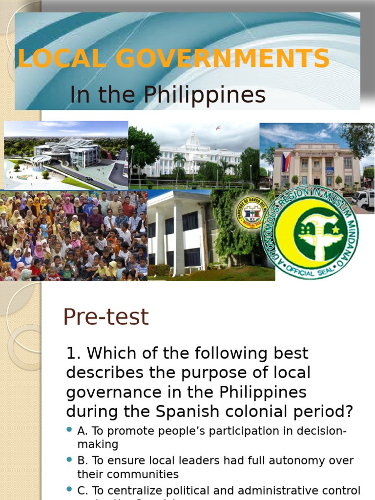 Philippine Local Governance Overview | PDF | Philippines | Government