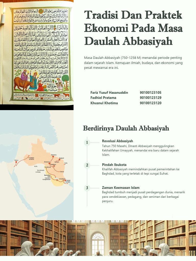 Tradisi-Dan-Praktek-Ekonomi-Pada-Masa-Daulah-Abbasiyah-KLP6 | PDF