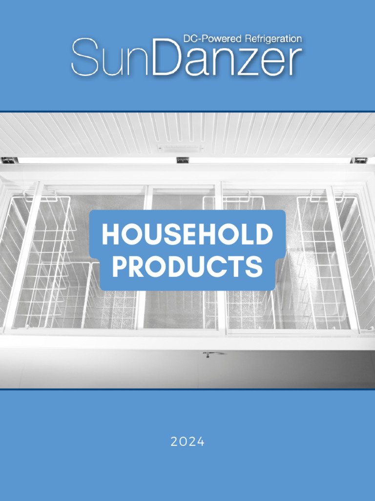 SunDanzer Household Products 2024 | PDF | Refrigerator | Electric Power