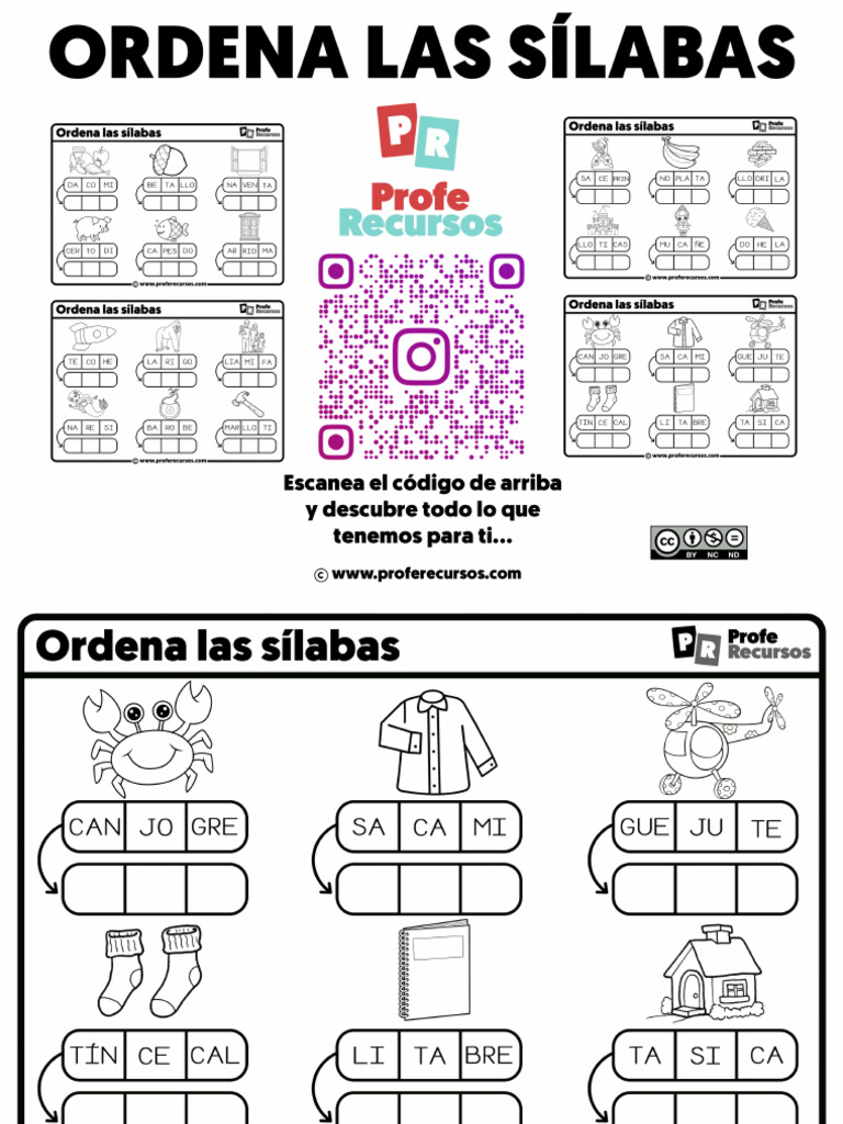 Ordenar Silabas | PDF