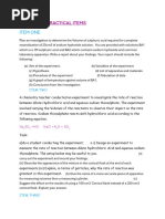 IGCSE Chemistry Paper 6 Revision Notes | PDF | Chemistry | Titration