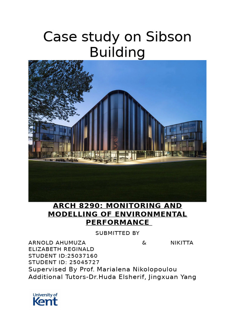 Case Study On Sibson Building | PDF | Building | Building Technology