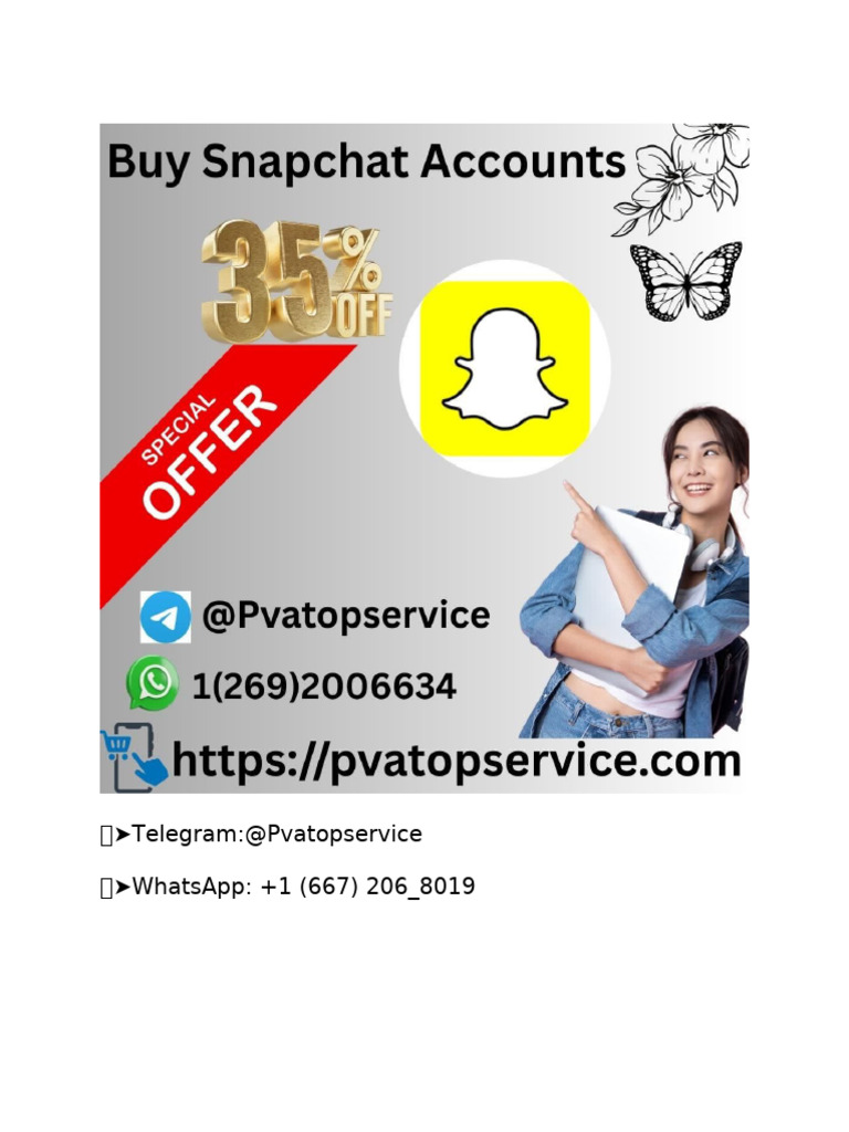 Secure Snapchat Accounts Available | PDF