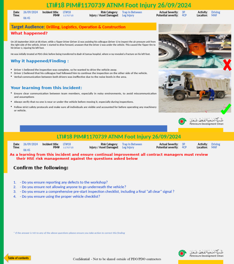 LTI-18 Trap in Between Leg Injury - en | PDF