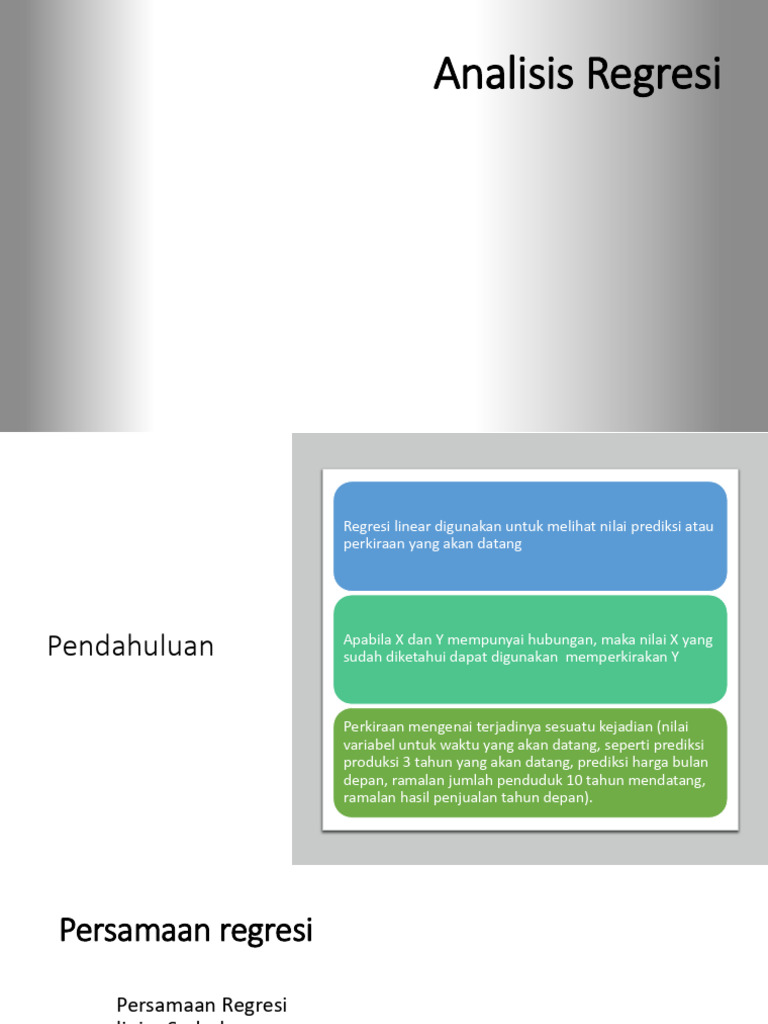 Analisis Regresi | PDF
