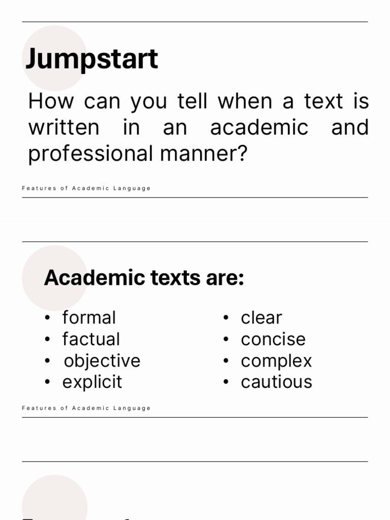 PDF Sy 2025 2026 Eapp 3 Language of Academic Text Formality | PDF | Acronym | Traumatic Brain Injury