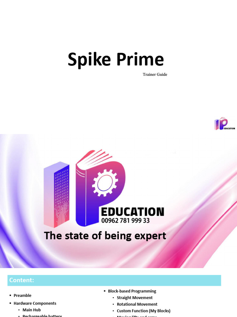Spike Prime Programming Guide | PDF | Computing | Computer Engineering