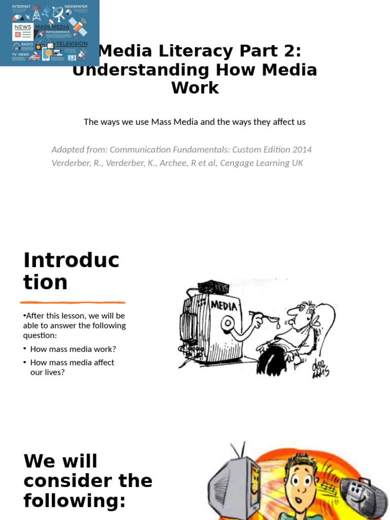 Media Literacy: Understanding Media Influence | PDF | Mass Media ...
