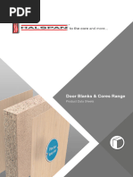 Halspan FD60 Fire Door Technical Manual | PDF | Door | Plywood