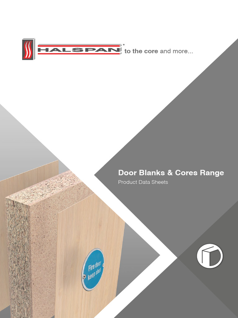 Halspan Fire Door Blanks Overview | PDF | Lumber | Door