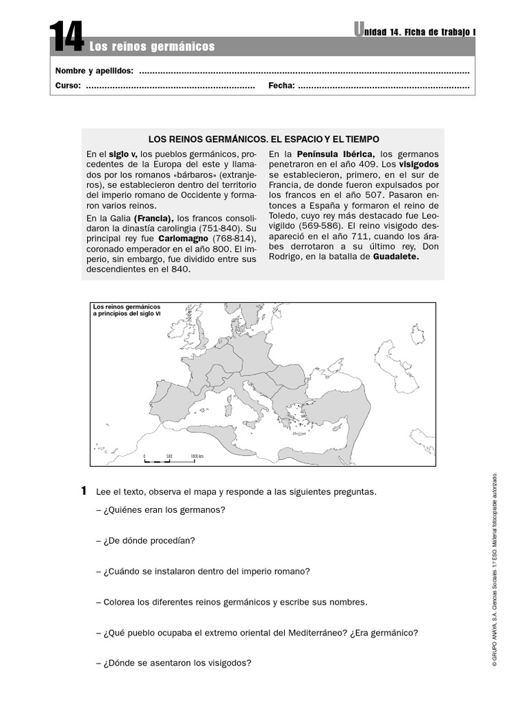 Historia de los Reinos Germánicos | PDF | Pueblos germánicos | Carlomagno