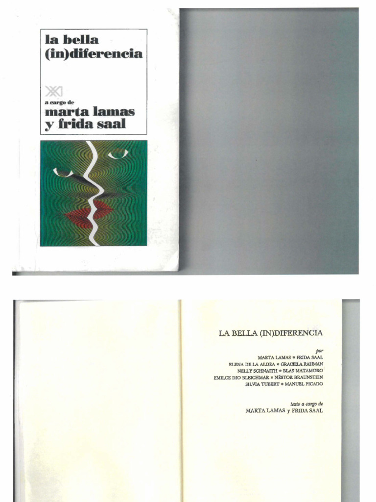 Marta Lamas - La Bella (In) Diferencia | PDF | Psicoanálisis | Mujer