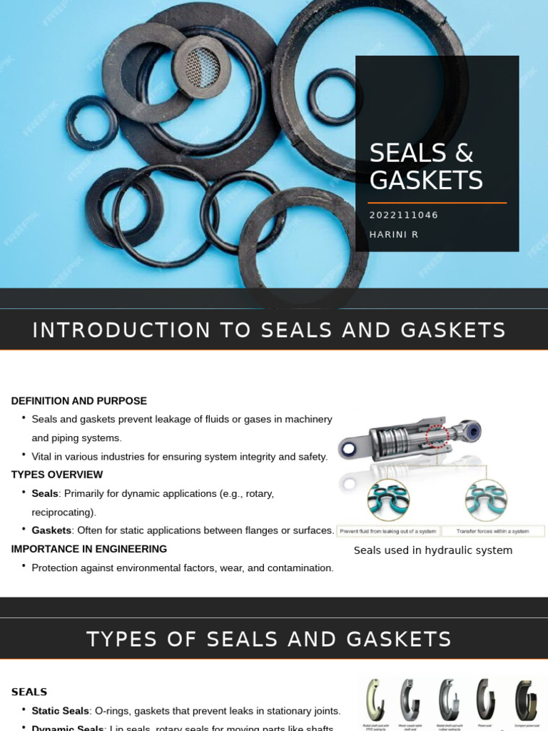 Seals & Gaskets | PDF