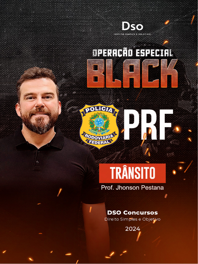 PRF - Operação Especial Black DSO - Trânsito | PDF