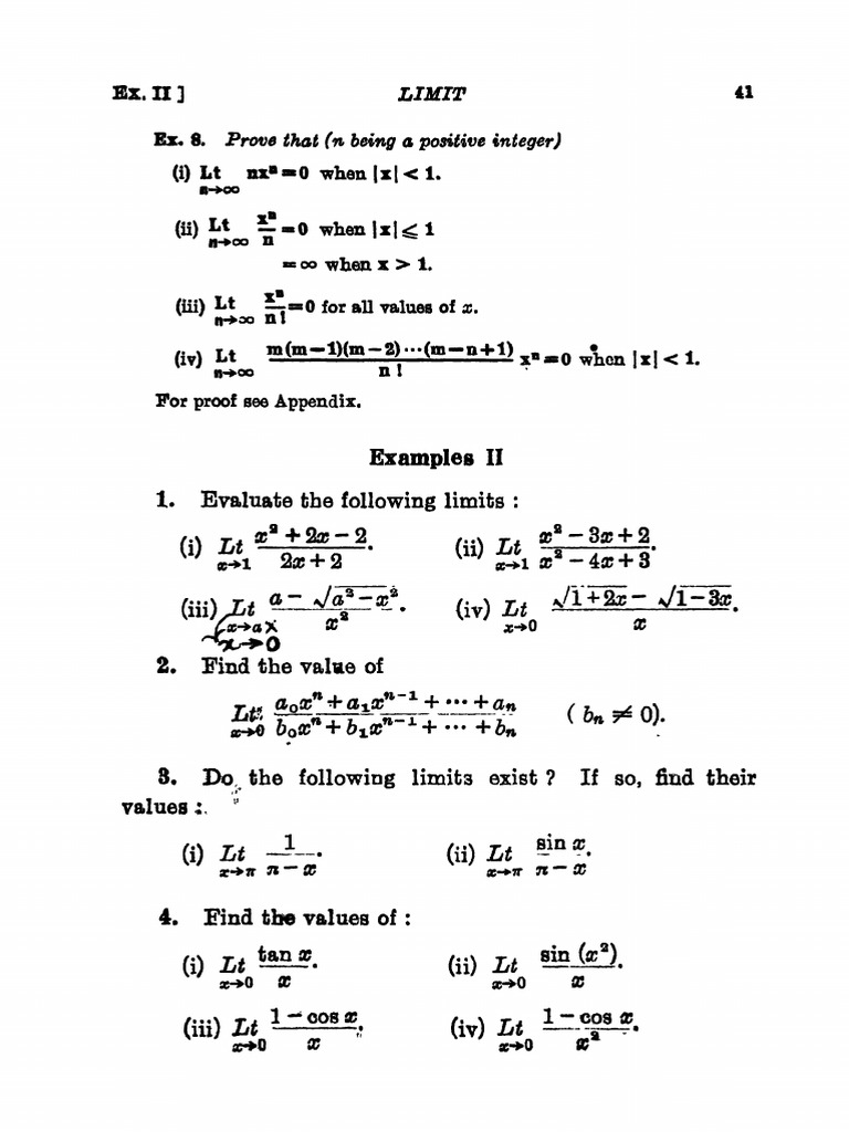 Math 141 CT 1 (Differentiation) Ques Bank | PDF