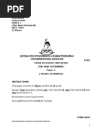 UACE Divinity Paper 2 Mock Exam 2020 | PDF | Jesus | Paul The Apostle