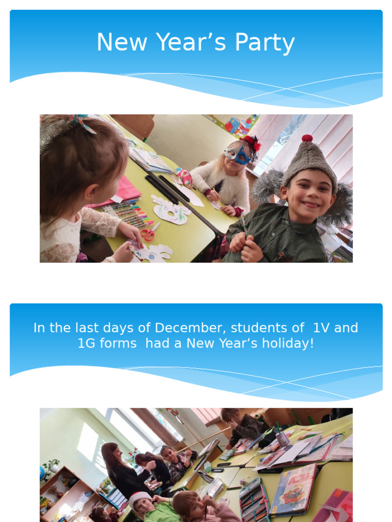 New Year’s Party Fun for Students | PDF