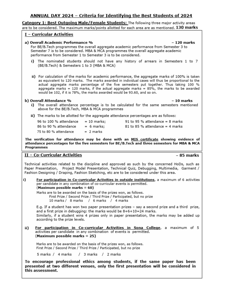 Criteria 1 - BOS Guidelines & Form | PDF