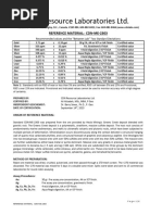 AMIS Certified Reference Material Analysis | PDF | Detection Limit ...