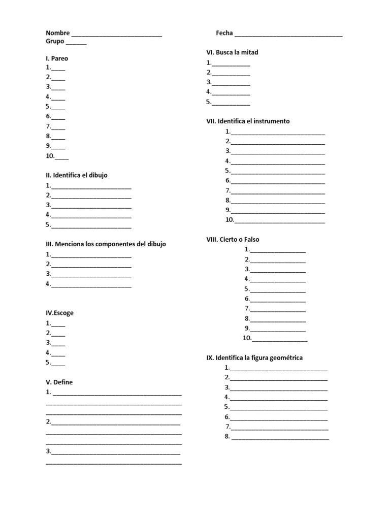 Hoja de Contestaciones Examen Final | PDF