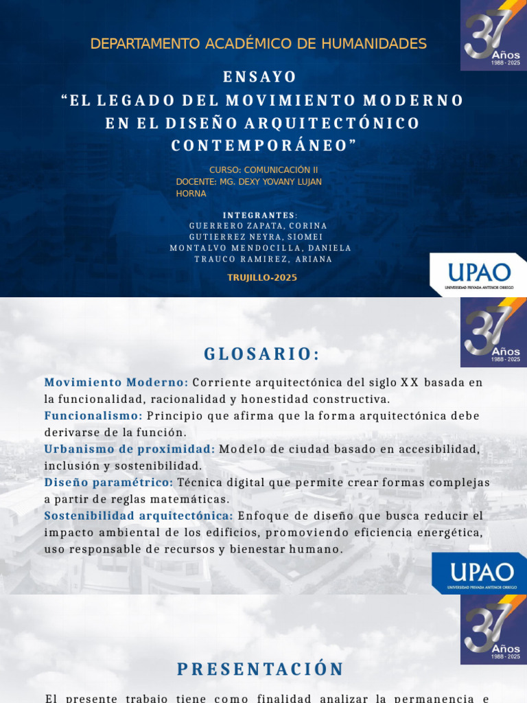 Legado del Movimiento Moderno en Arquitectura | PDF | Diseño | Innovación