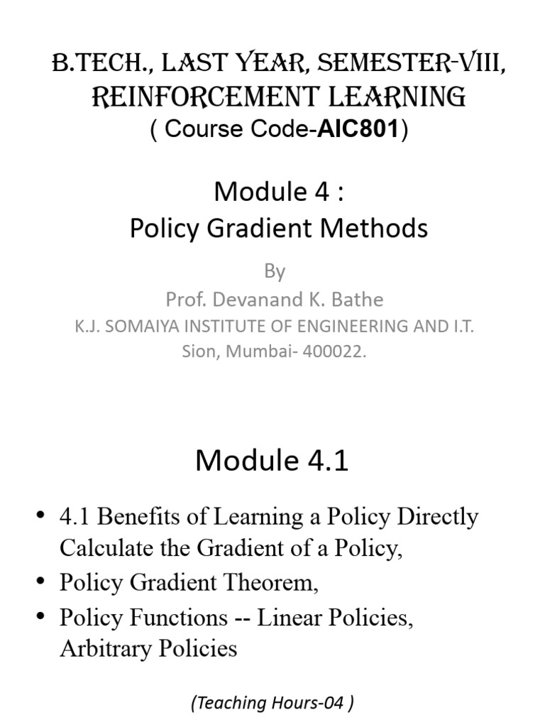 RL_M4.pptx | PDF | Simulation | Applied Mathematics