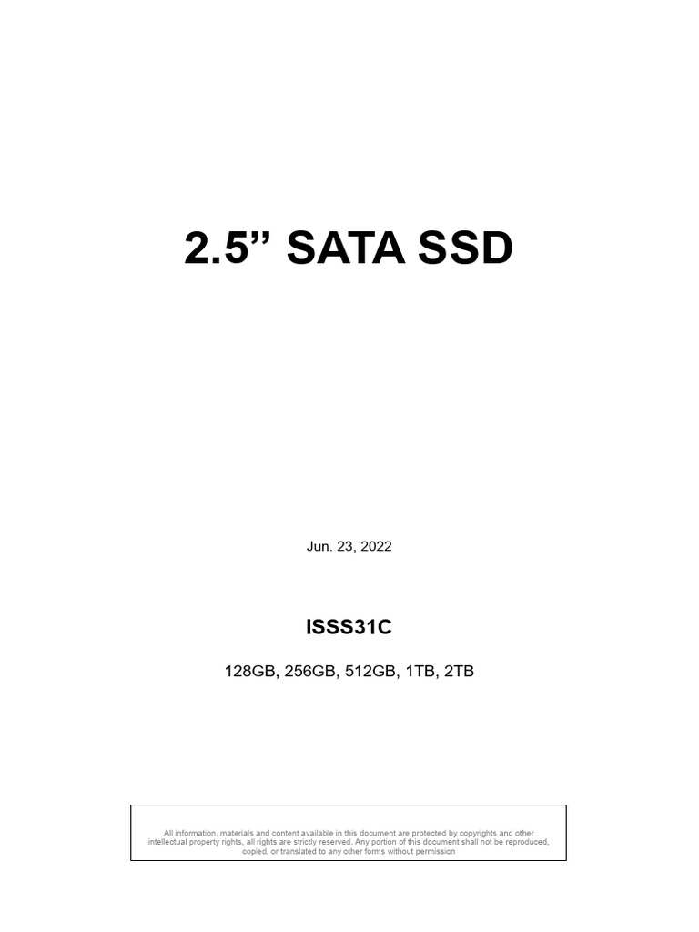96FD25 S2TB AD1 - Datasheet20230814175304 | PDF | Solid State Drive ...