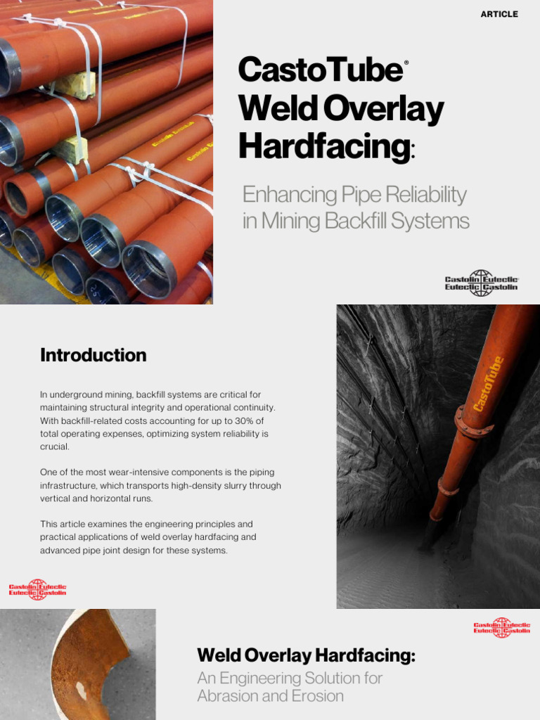 Enhancing Mining Piping with CastoTube | PDF | Pipe (Fluid Conveyance ...