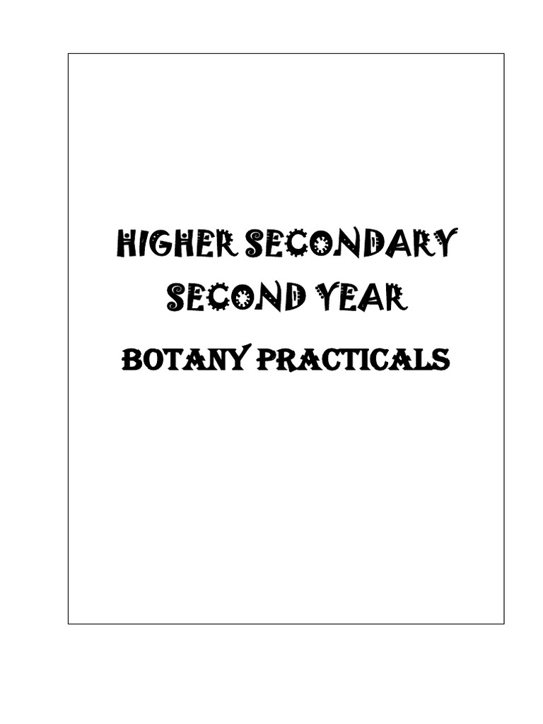 12th Botany Practical Manual | PDF | Genetic Linkage | Dominance (Genetics)
