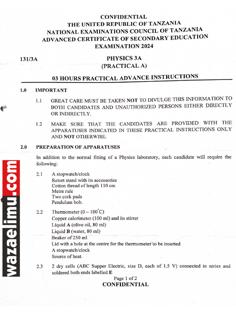 3 Hours Advanced Instruction Physics 3A 2024 | PDF