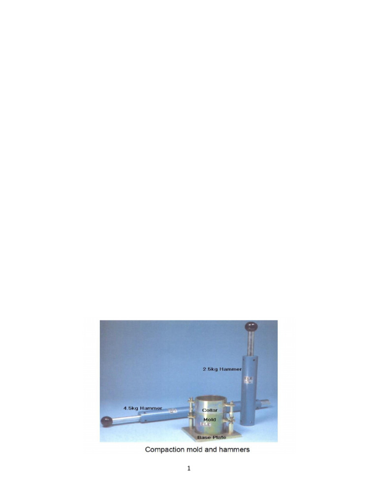 Compaction and Compressibility of Soil | PDF | Soil | Natural Materials