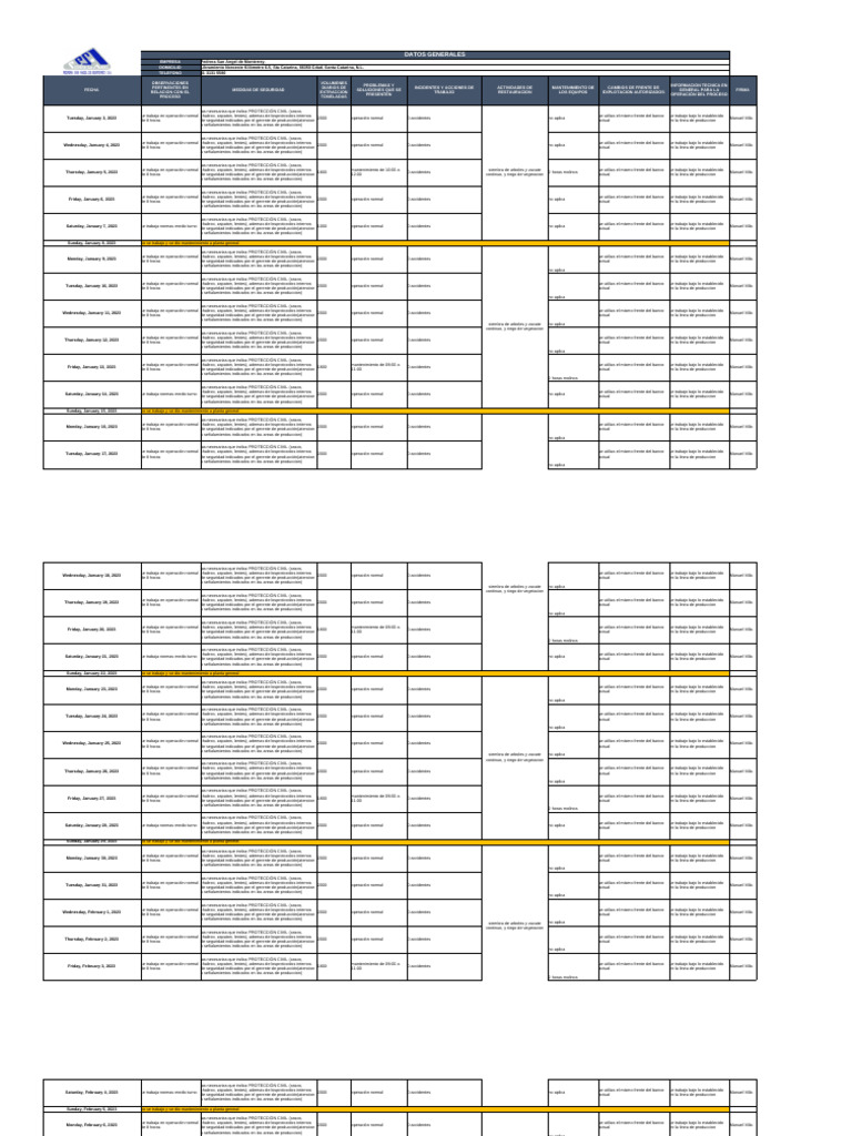 Bitacora de APROVECHAMIENTO | PDF