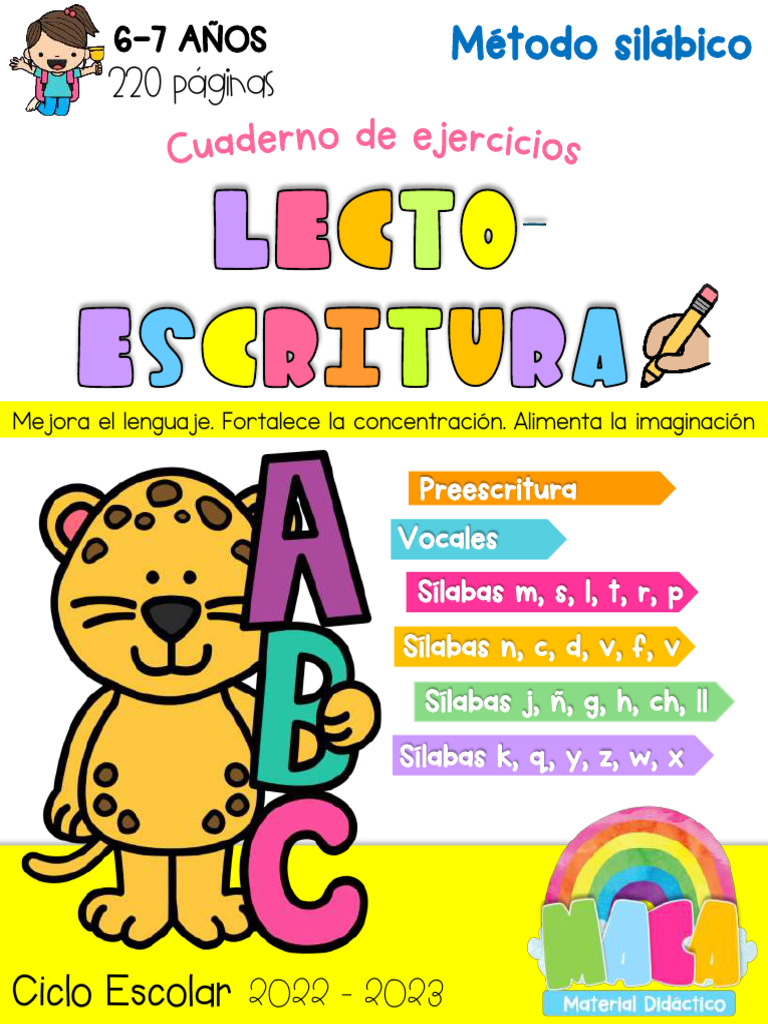 Material Didáctico Silábico 6-7 Años | PDF