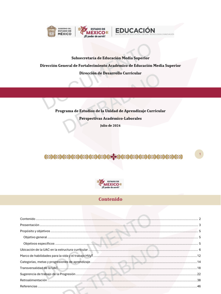 Trab - Perspectivas OK | PDF | Plan de estudios | Iniciativa empresarial