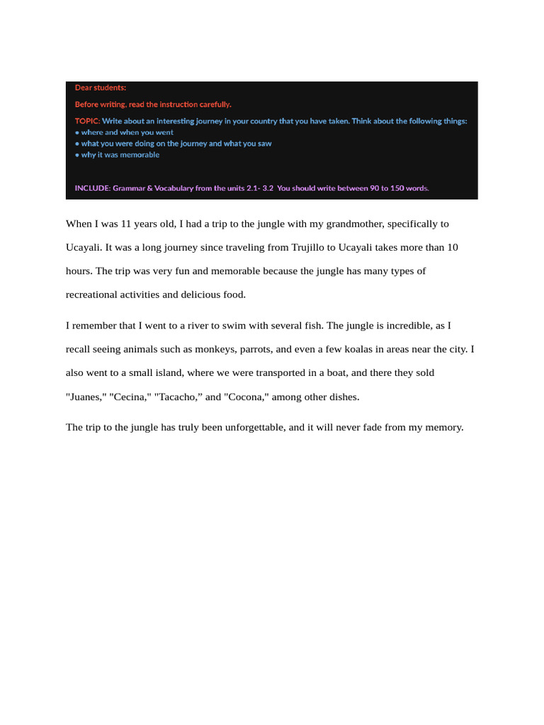 Writing 2-10pts - Ii1 | PDF