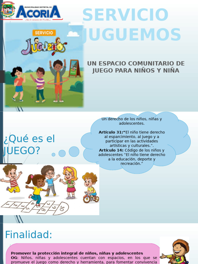 Espacio Comunitario Juguemos | PDF