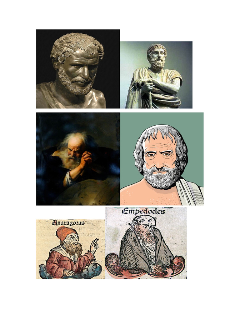 Imagenes de Los Atomistas y Pluralistas y de Parménides | PDF