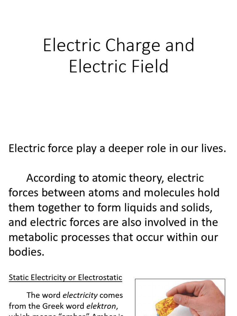 Understanding Electric Charge & Fields | PDF | Electric Charge | Force