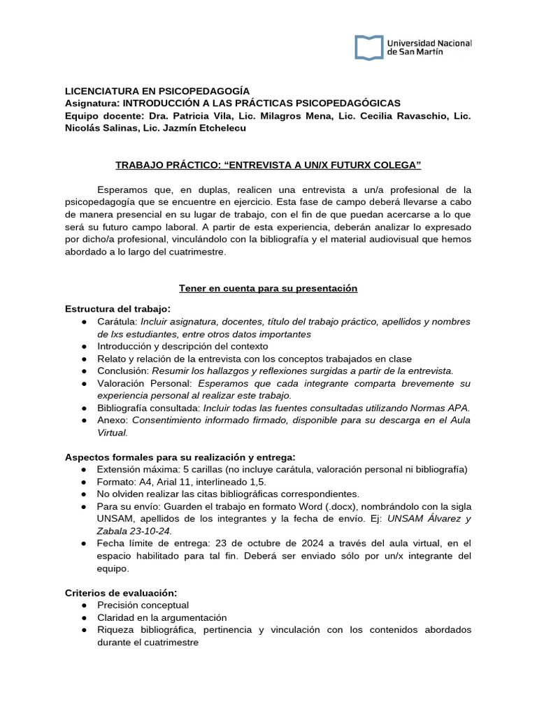 Consigna TP IPP 2024 | PDF