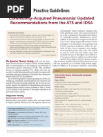 ANMC Guidelines for Adult CAP Treatment | PDF | Pneumonia | Medical ...