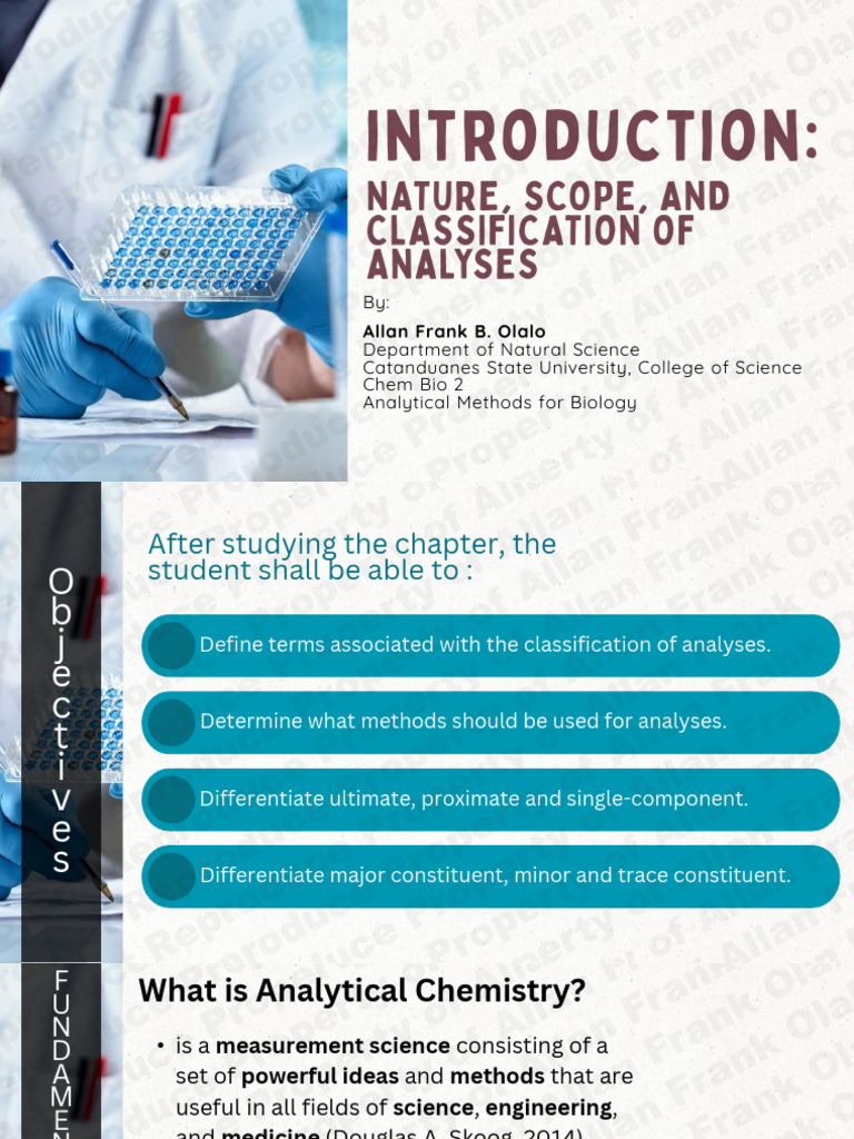 Analytical Chemistry Fundamentals Guide | PDF | Titration | Chemistry