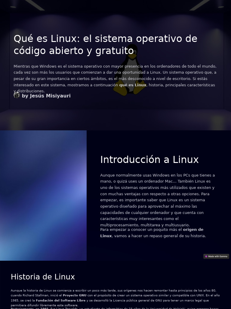 Introducción a Linux: Sistema Libre y Abierto | PDF | Distribución de ...