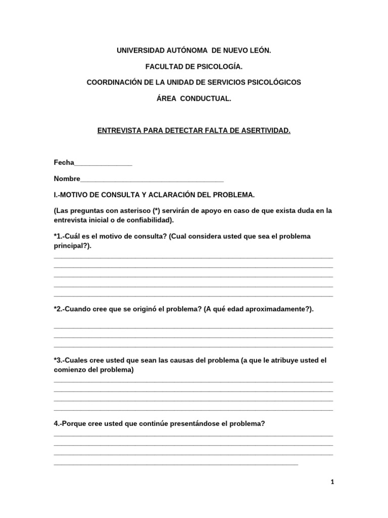 Entr para Detectar Falta de Aser | PDF | Sicología