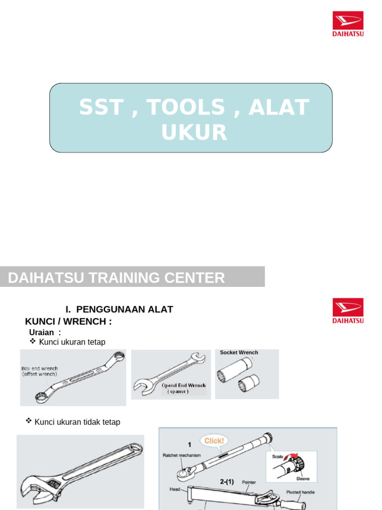 1.b. Sst, Tools , Alat Ukur | PDF