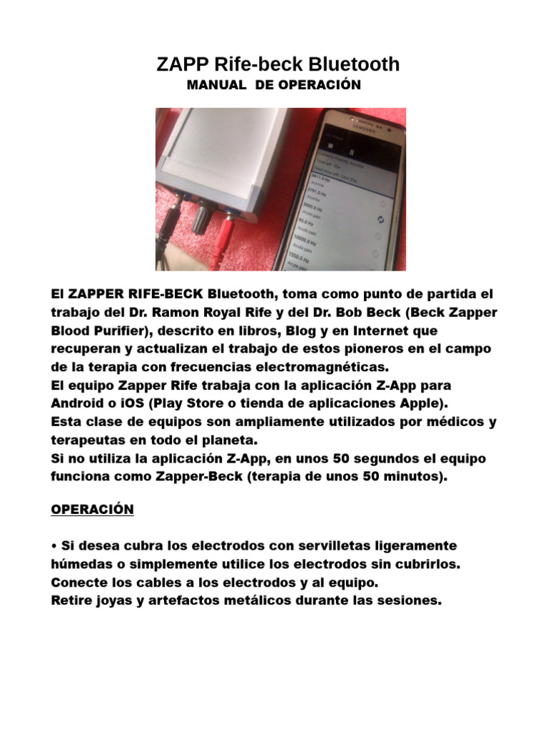 RIFE Z App | PDF | Aplicación movil
