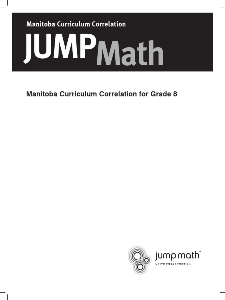 Grade 8 Manitoba Curriculum Correlations | PDF | Mathematics | Area