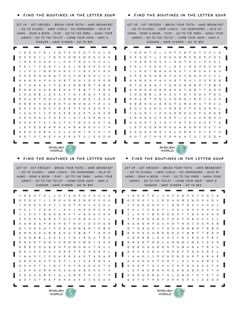 Actividad 2 - Letter Soup (Chico) | PDF
