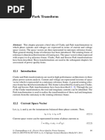 Clarke and Park Transformation | PDF | Equations | Classical Mechanics