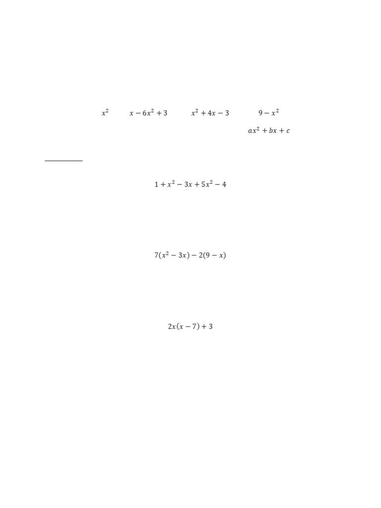 Algebra 2 Unit 5 2018 | PDF | Quadratic Equation | Factorization